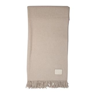 Agnona Beiger Wollschal Elegantes Vielseitiges Accessoire - - Accessories - Damen - Beige - ONE SIZE