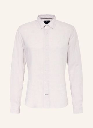 Joop Hemd Mike Regular Fit Mit Leinen beige