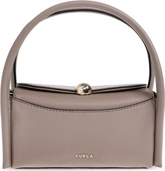 Furla Femme, Sacs, Gris, Taille: ONE Size Nicole Mini Boston Bag