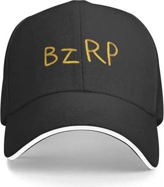 Generic Casquette pour Hommes, Casquette Bizarrap (BZRP) Casquette Mode Casquettes de Baseball d&eacute;contract&eacute;es Casquettes Ajustables Cadeau Hip hop Casquettes U