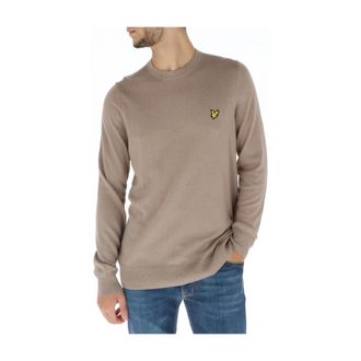 Lyle & Scott Beiger Strickpullover - - Knitwear - Herren - Beige - L
