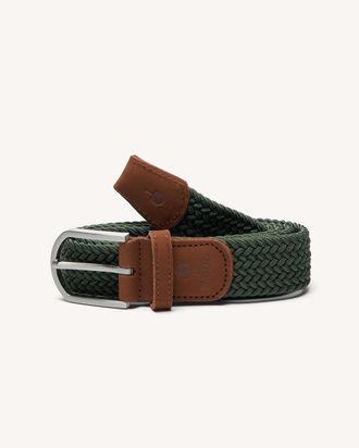 Faguo Ceinture tress&eacute;e verte