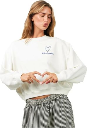 Lollys Laundry Femme, Sweatshirts et sweats &agrave; capuche, Blanc, Taille: 40 FR SweaT-shirts
