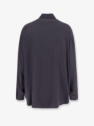 Alysi Womens Silk Shirt Purple