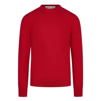 Ballantyne Pull &agrave; col rond - Homme - Pulls - Rouge - Taille: L
