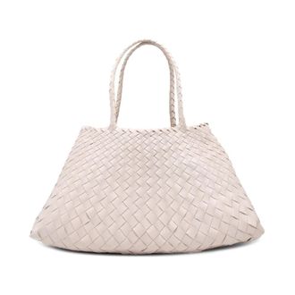 Dragon Diffusion Santa Croce Gro&szlig;e- sich verj&uuml;ngende Ledertasche - - Bags - Damen - Beige - ONE SIZE