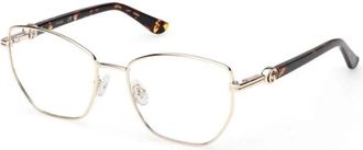 Guess Femme, Accessoires, Jaune, Taille: 52 MM Lunettes OEil de Chat