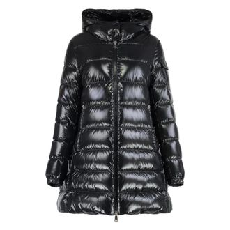 Moncler Femme, Manteaux, Noir, Taille: 36 FR Midi Parka Courcelles