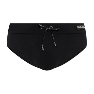 Dolce & Gabbana Badeshorts mit Logo - - Swimwear - Herren - Schwarzk - M