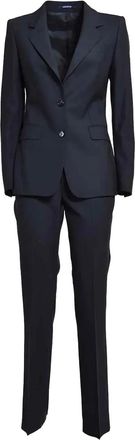 Tagliatore costume &agrave; veste &agrave; simple boutonnage - Noir