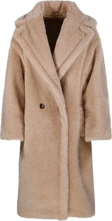 Max Mara Femme, Vestes, Beige, Taille: 36 FR Tedgirl Coat Albino