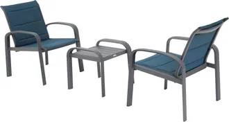 Hesperide Hesperide - Salon de jardin duo Elyn aluminium et texaline