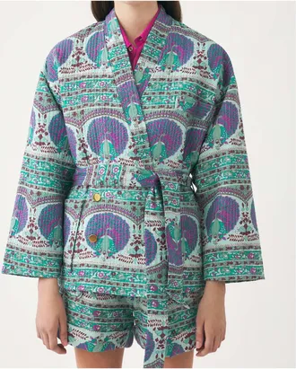 Antik Batik Veste Tala Voile de Coton Antik Batik