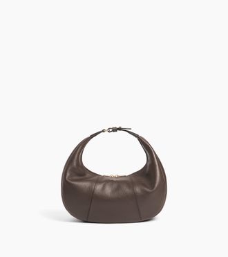 Le Tanneur Petit sac hobo Juliette en cuir grain&eacute;