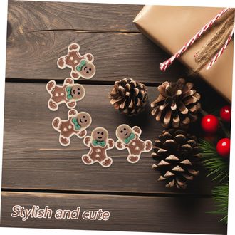 Artibetter 40stücke Teiliges Lebkuchenmann-Formen Kunstharz Für Weihnachtsbaumdekoration Und Bastelarbeiten