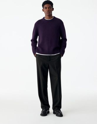 Arket Weite Flanellhose -Schwarz