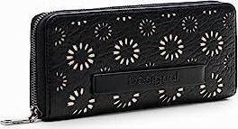 Desigual Mone_amorina Fiona Portefeuille bi-Pliable pour Femme, Blanc, 20.5