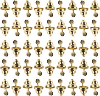 Cabilock 100st&uuml;cke Kleine Gl&ouml;ckchen zum Basteln aus Eisen f&uuml;r Weihnachtsdeko Hochzeitsdekoration Windspielglocken und DIY-projekte