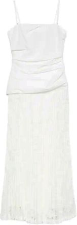 Jonathan Simkhai Robe Au Genou - Blanc