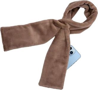 Generico &Eacute;charpe pull-through - Col chaud avec de faux animaux doux | &Eacute;charpe courte pour les rendez-vous, la marche, le trajet, le cyclisme, luniversit&eacute; et l&eacute;