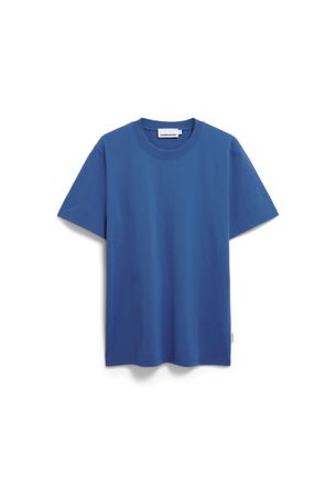 Armedangels Herren Heavyweight T-Shirt aus recyceltem Baumwoll Mix MAARKOS Relaxed Fit Dark Morning