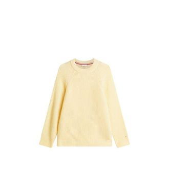 Tommy Hilfiger Pull col rond ample en alpaga m&eacute;lang&eacute;