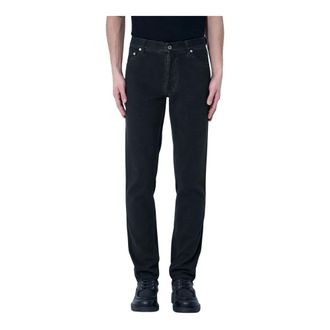 Burberry Homme, Jeans, Noir, Taille: W32 Jean droit avec patch logo