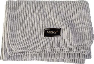 Dondup Homme, Accessoires, Gris, Taille: ONE Size &Eacute;charpe en laine technique