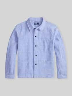 Polo Ralph Lauren Relaxed Fit Freizeithemd aus reinem Leinen mit aufgesetzten Taschen