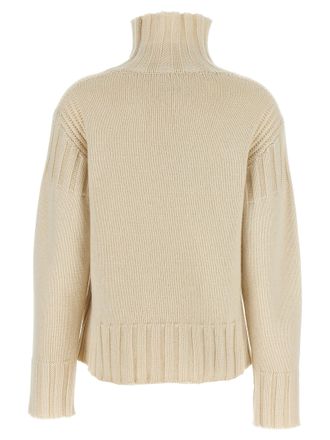Jil Sander Ribbed Cashmere Sweater - Cream
