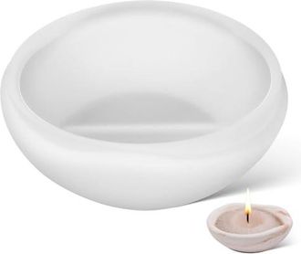 Lurrose Moules en silicone pour bol en r&eacute;sine &eacute;poxy - Moule en silicone - Moule en silicone pour la fabrication de fruits, de th&eacute;, de plateau, de bijoux, dass