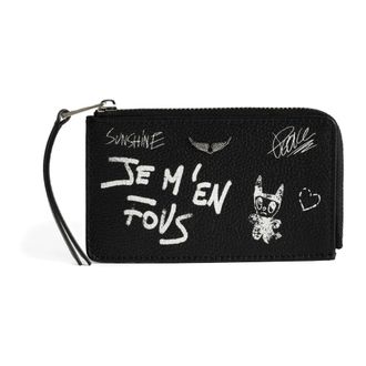 Zadig&Voltaire Card Arty Tag - - Accessories - Damen - Schwarzk - ONE SIZE