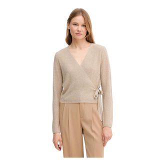 Oui Damen, Strickwaren, Beige, XLGr&ouml;&szlig;e