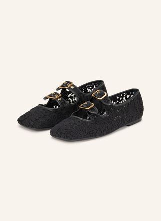 AGL Agl Mary-Jane-Ballerinas Ceramic Romantic schwarz
