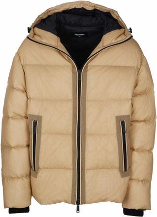 Dsquared2 Gesteppte Daunenjacke - - Jackets - Herren - Braun - M