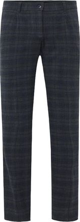 Alberto Stoffhose Lou-J in Woll-Haptik mit Karomuster, Regular fit in