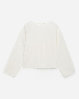 Arket Rippstrick-Oberteil -Wei&szlig;