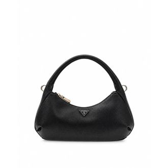 Guess Gilda Mini Hobo Bag - Femme - Sacs - Noir - Taille: ONE Size