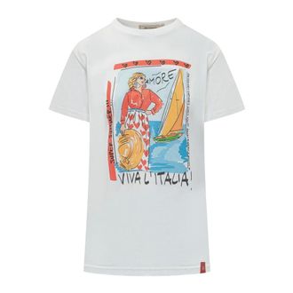 Alessandro Enriquez Femme, Tops, Blanc, Taille: 42 FR T-Chemises