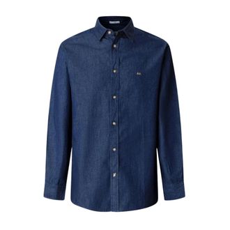 Pepe Jeans London Homme, Chemises, Bleu, Taille: XL Abel Denim Shirt