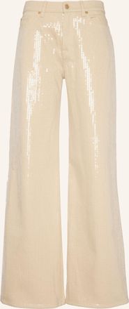 7 For All Mankind Jeans Lotta Wide Fit weiss