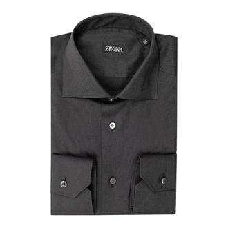 Ermenegildo Zegna Herren, Shirts, Schwarzk, XLGr&ouml;&szlig;e