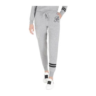 Dee Ocleppo Femme, Pantalons, Gris, Taille: 44 FR Crown of Edinburgh Cashmere Track Pants