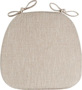 Generic Sitzpolster Stuhl, Stuhlkissen 43x41 mit Bändern, Stühle für Draußen Sitzkissen rutschfest, Waschbar halbrund Kissen mit Abnehmbarem Bezug, Dauerhaft 