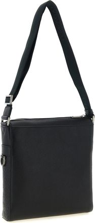 Ferragamo Monogram Embossed Crossbody Bag - Black