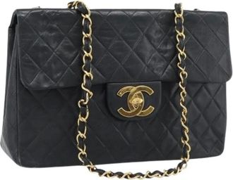 Chanel Sac bandouli&egrave;re vintage doccasion - Femme - Pre-owned - Noir - Taille: ONE Size