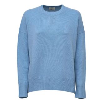 Allude Maglia girocollo - - Knitwear - Damen - Blau - M