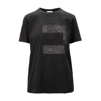 Elisabetta Franchi T-Shirts - - Tops - Damen - Schwarzk - XS