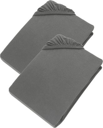 Esprit Spannbettlaken PREMIUM - 2er Set 200x200 cm, Anthrazit