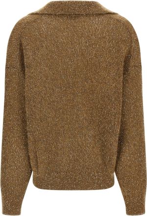Brunello Cucinelli Womens Brown Polyamide Polo Shirt